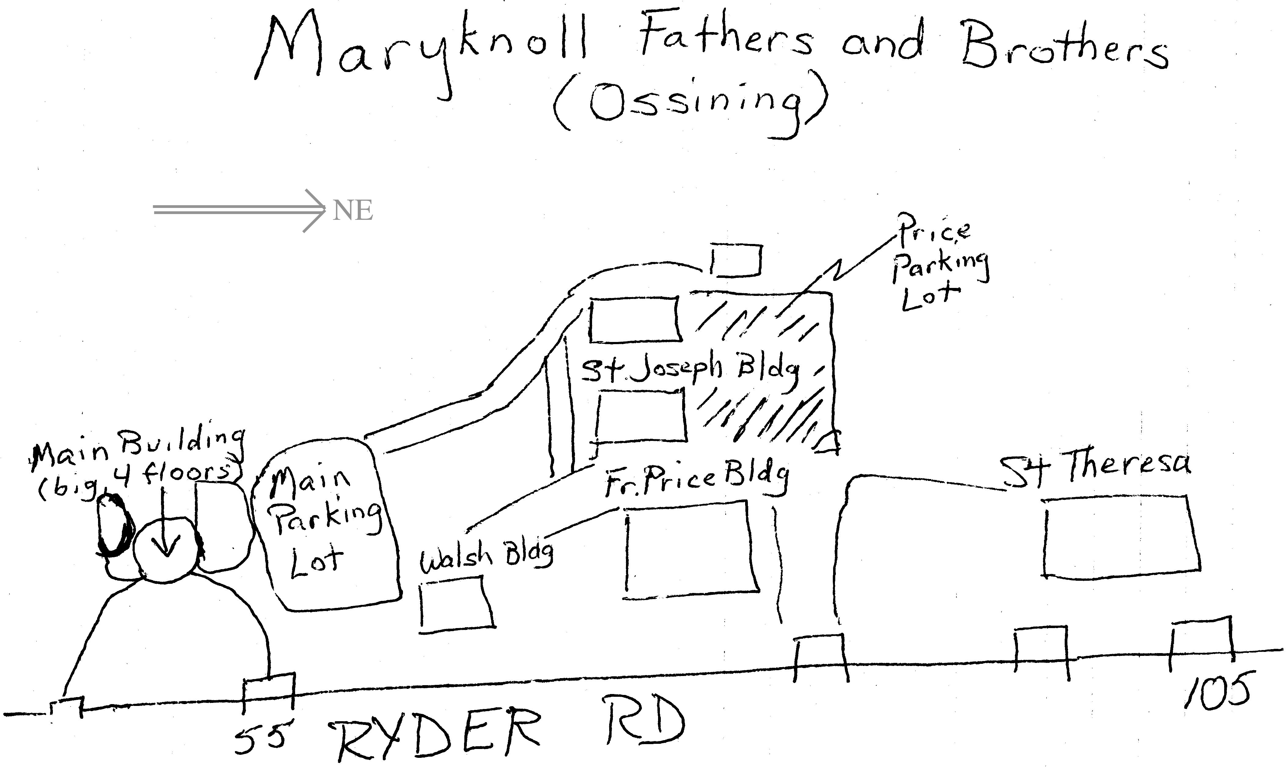 Directions to Maryknoll Seminary, 55 Ryder Road, Ossining, NY